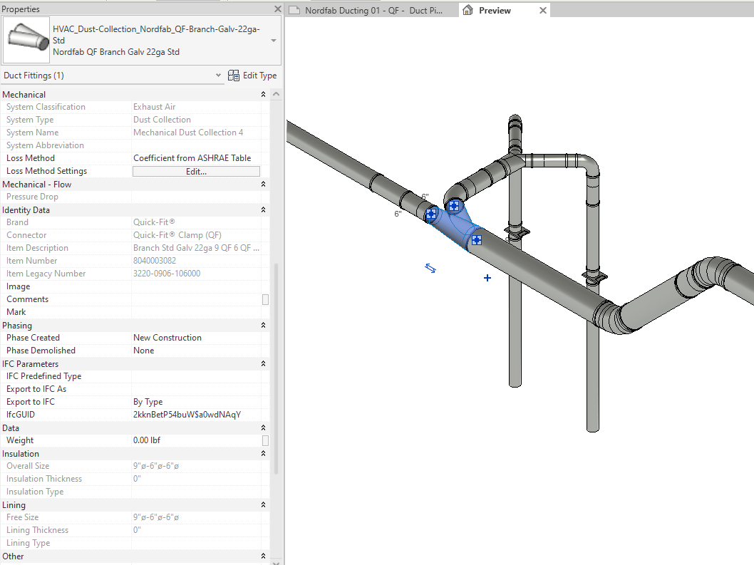 Revit families for BIM projects | Nordfab