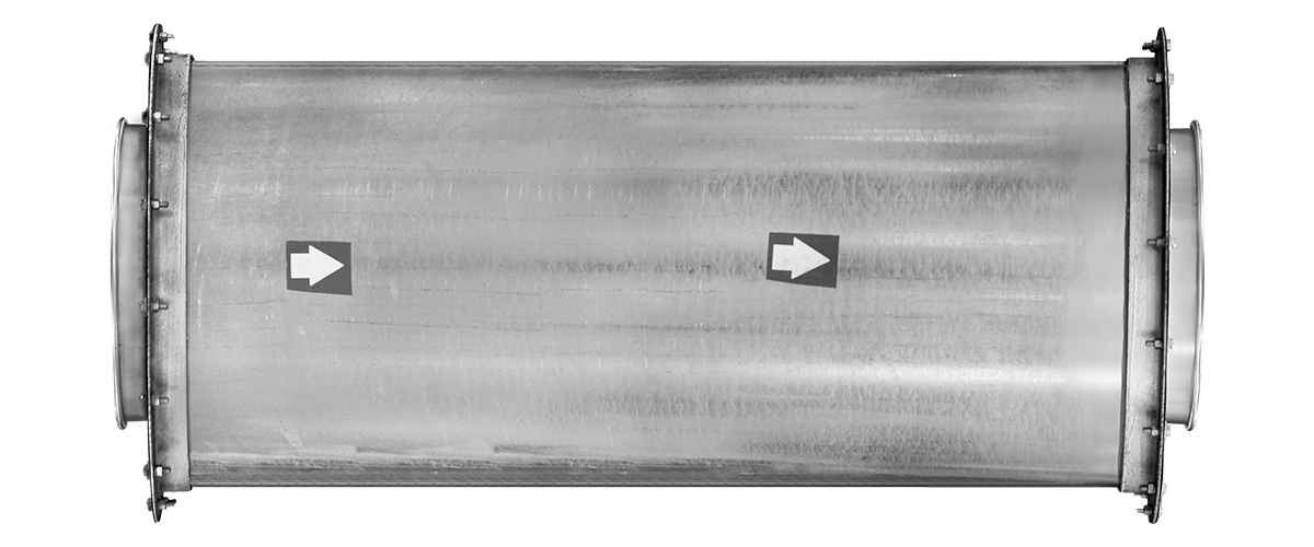 Flanged Silencer | Products | Nordfab Ducting