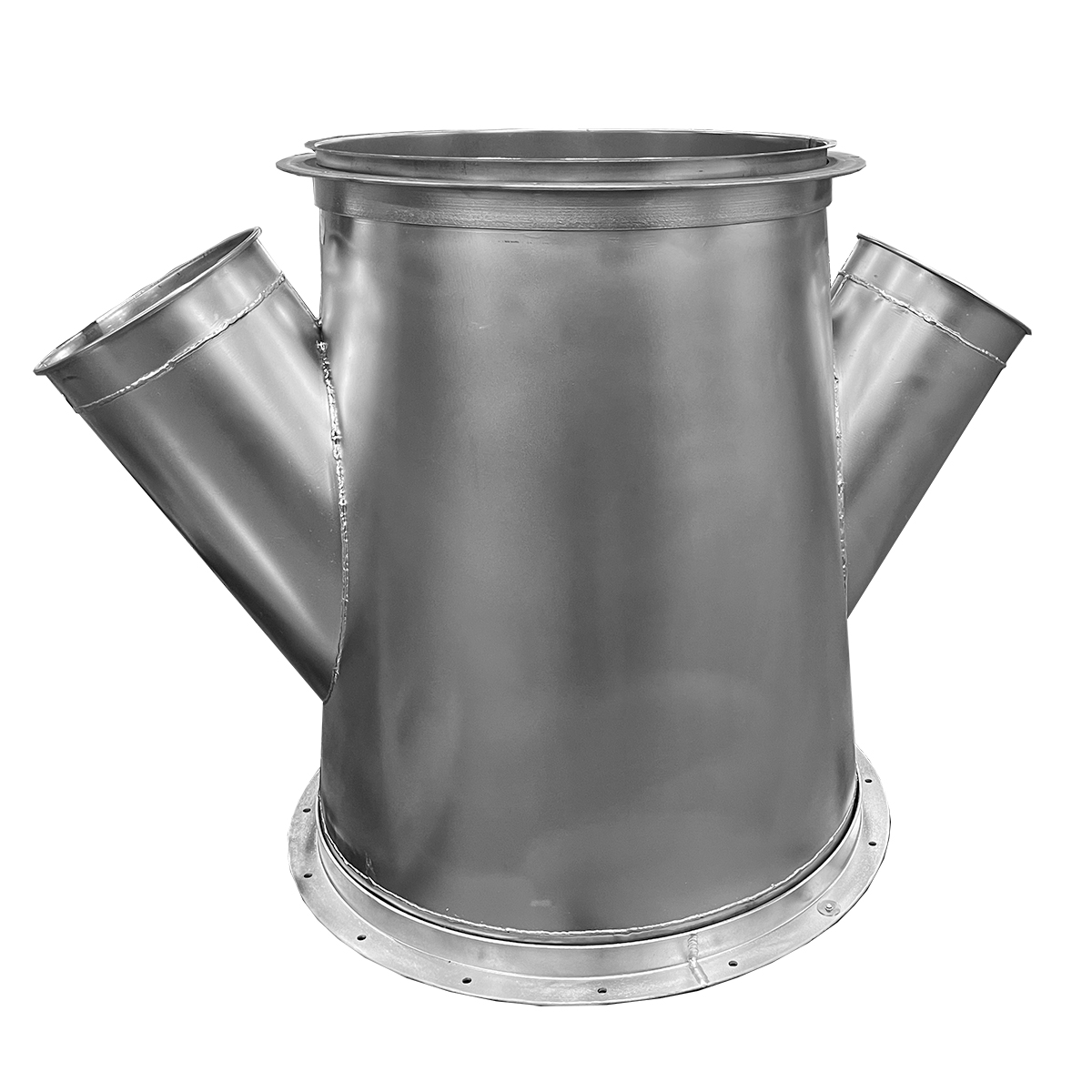 Flanged Double Branch 16 Gauge | Products | Nordfab Ducting